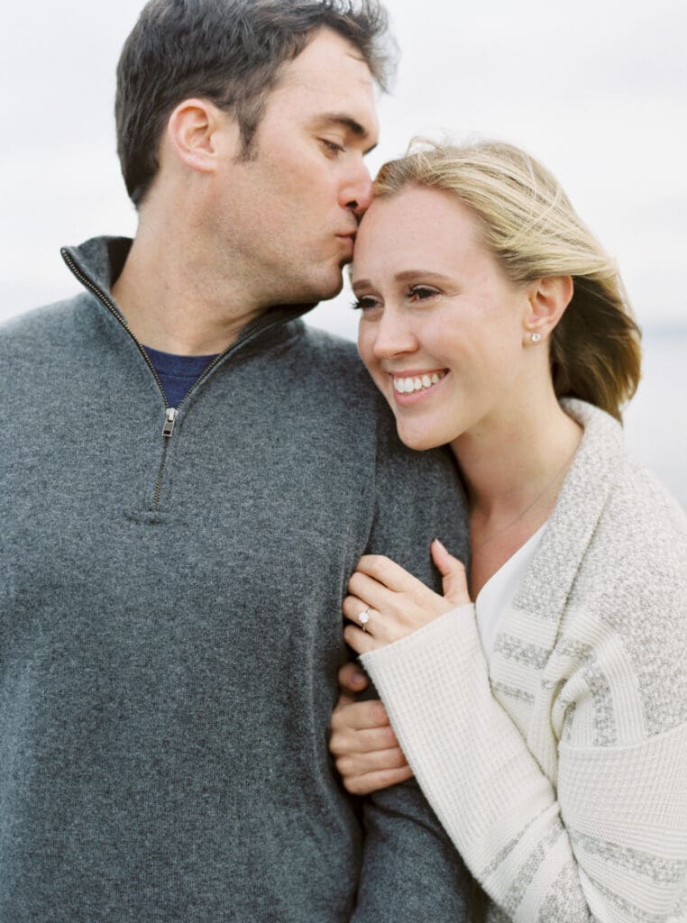 Seattle Ferry Ride Engagement Photos on film - Jen & Ash - Showit Blog