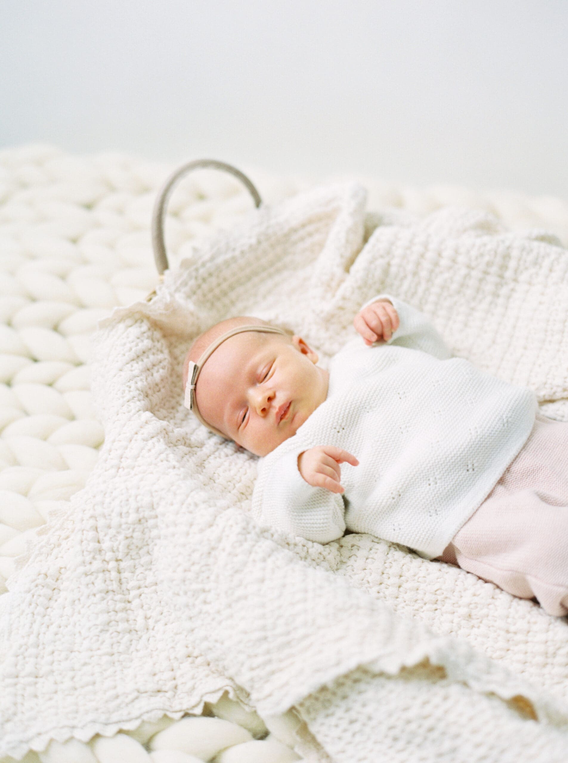 Seattle Newborn Photos on film - Baby Margo